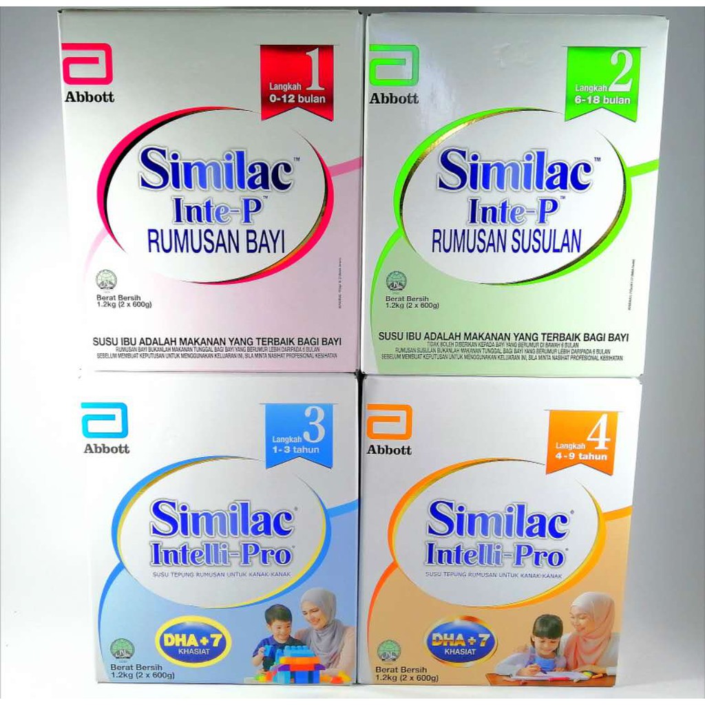 Abbott Similac INTE-P Step 1/2/3/4 (1.2KG) | Shopee Malaysia