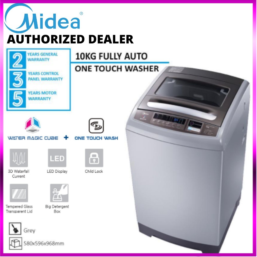 Midea Washing Machine MFW-1050MV2 10KG Fully-Auto Fuzzy Logic Magic ...