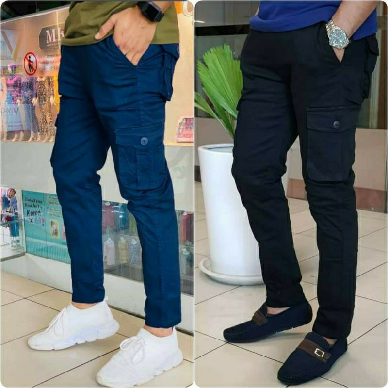Seluar Kargo Slack 6 Poket Kain Tebal Cargo Pant and jogger Multi ...