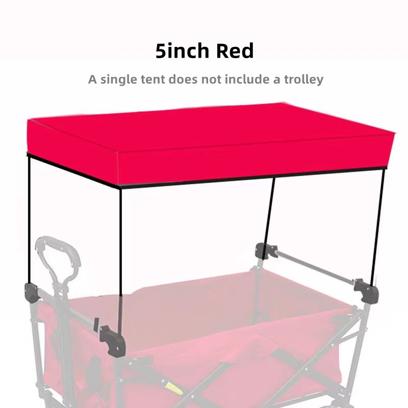 Ready Stock🔥Outdoor wagonTrolley Cart Tent Wagon trolley Cart Sun Rain ...