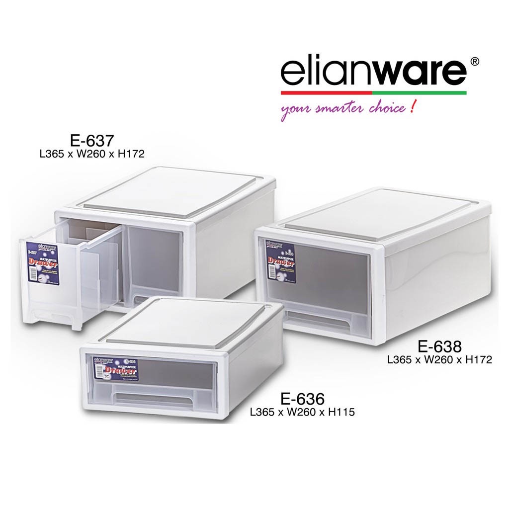 Elianware E-636/E-637(Compartment)/E-638 Stackable Multipurpose Shoes ...