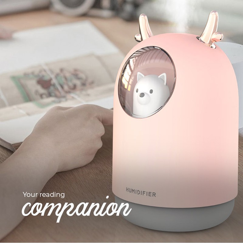 Ready Stock 300ml USB Air Humidifier Cute Pet Meng Chong / Diffuser For ...