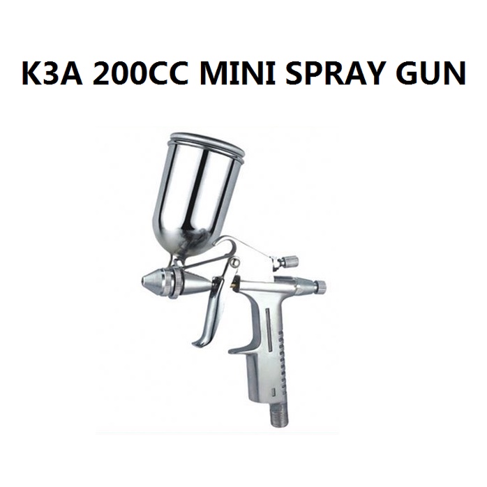 K3-A 200CC MINI SPRAY GUN WITH BRUSH AND PARTS READY - 0.5MM | Shopee ...