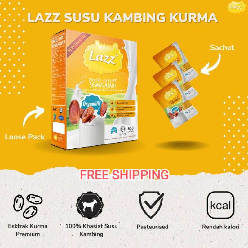 Lazz Susu Kambing KURMA ORIGINAL From HQ | Shopee Malaysia Lazz Susu Kambing KURMA ORIGINAL From HQ | Shopee Malaysia