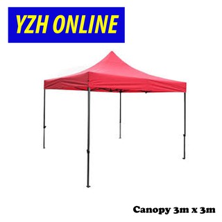 Kanopi Pasar Malam 10' x 10' Canopy 3m x 3m (Blue) | Shopee Malaysia