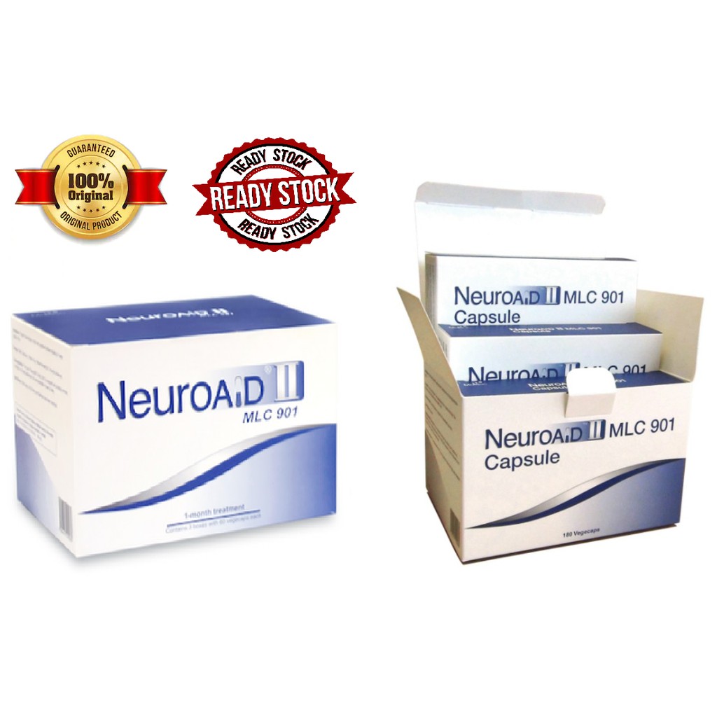 {CLEARANCE!!} Neuroaid II (MLC901) Vege Capsules For General Health ...