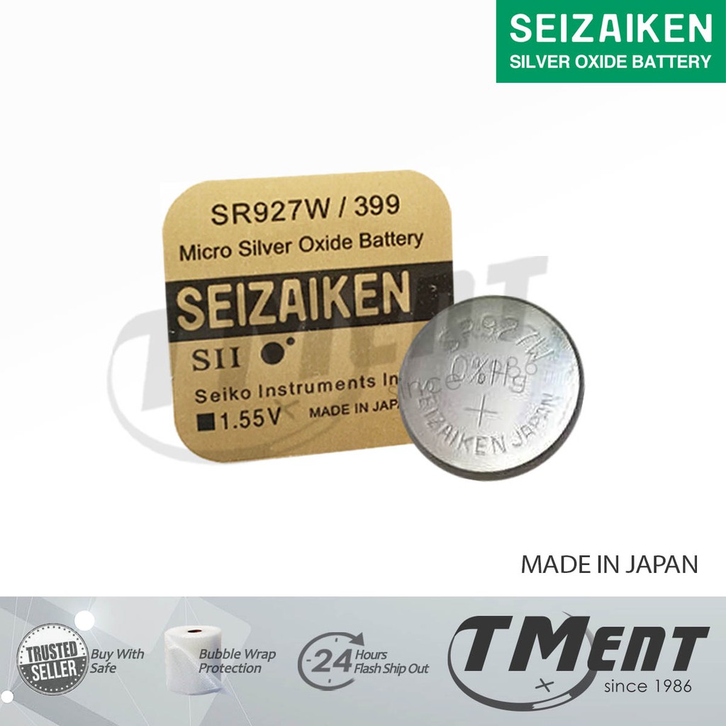 SEIZAIKEN SR927W 399 Original GENUINE SEIKO JAPAN CELL 1.55V BATTERY ...