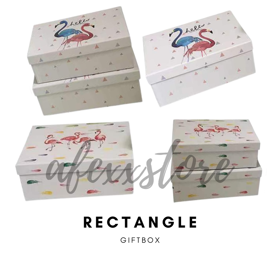 RECTANGLE FLAMINGO BOX | Shopee Malaysia