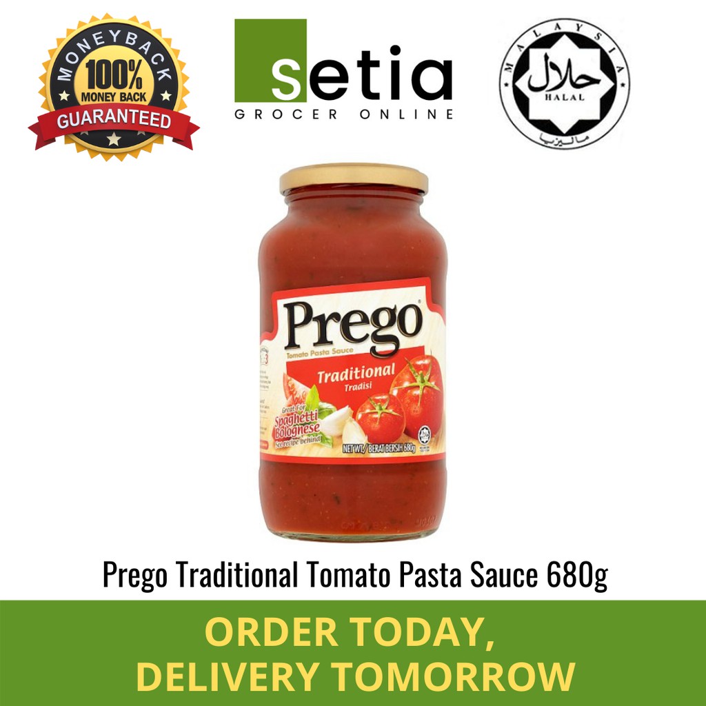Prego Traditional Tomato Pasta Sauce / Sos Pasta Prego Tradisional 680g ...
