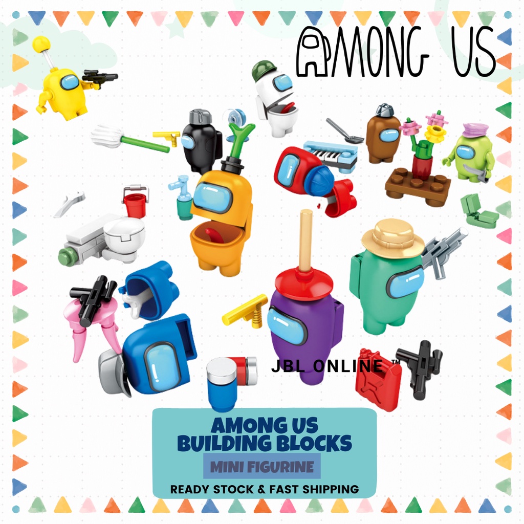 Lego Amoung Us Lego Minifigure Mainan Among Us Lego Toys Mainan Lego ...