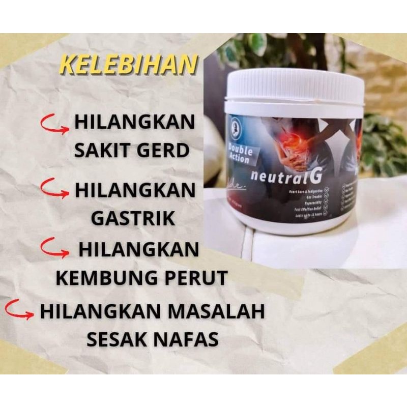 NeutralG ~ Rawatan asid gastrik, GERD, kembung perut pantas berkesan ...