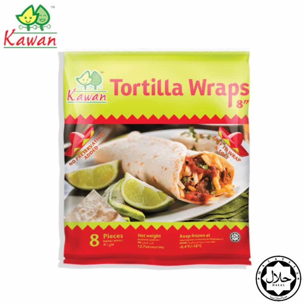 KAWAN Tortilla Wraps 8" (8 pcs - 360g) | Shopee Malaysia