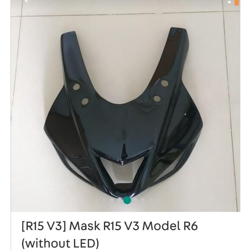 Yamaha R15 Convert R6 Head Cover Front Headlamp Fairing Black | Shopee ...