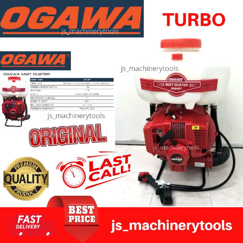 Ogawa mist duster SS680T with Turbo pump mesin pump racun debu kuat Turbo Original 100% | Shopee ...