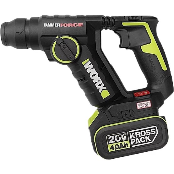 WORX WU380S.5 20V Brushless Rotary Hammer | Shopee Malaysia