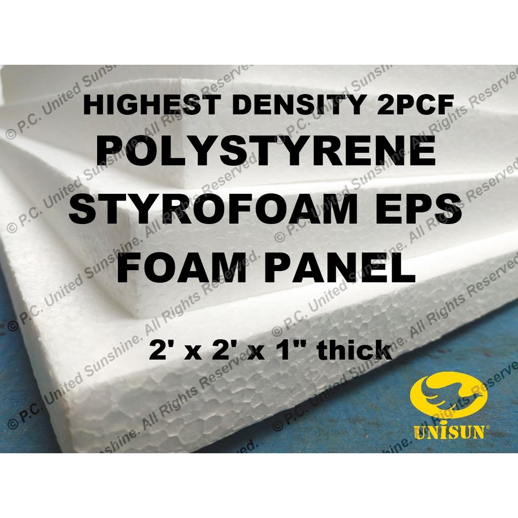 TOUGH POLYSTYRENE EPS Foam Board Special Highest Density 2 PCF (32 KGM3 ...