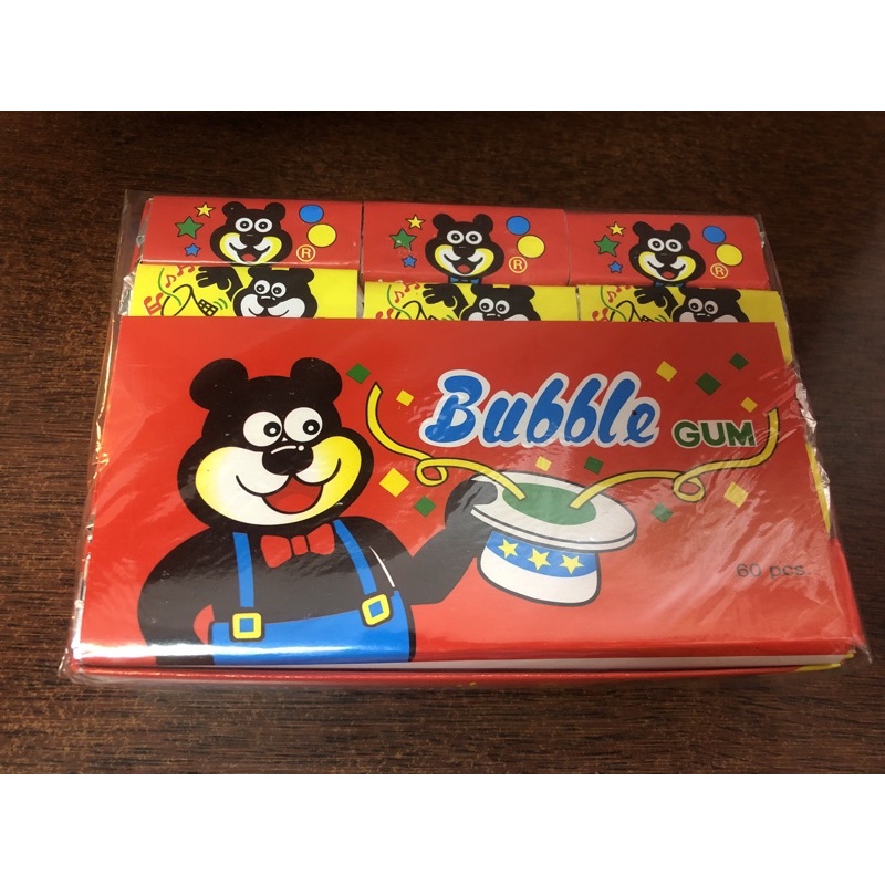 MURAKAWA BUBBLE GUM / BEAR BUBBLE GUM CHEWING GUM DULU DULU 60pcs GULA ...