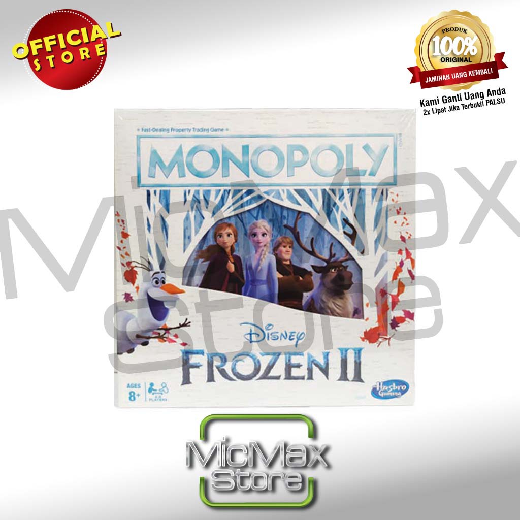 Hasbro Disney Frozen 2 II Monopoly Monopoly Gaming Monopoly | Shopee ...