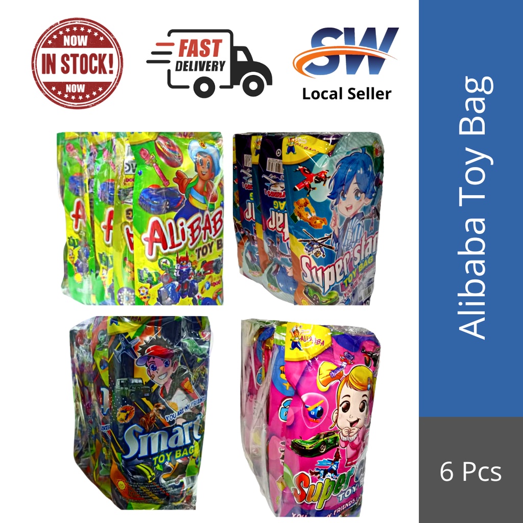 Alibaba Toy Bag 6pcs ( Smart / Super Cute / Super Star / Alibaba ...