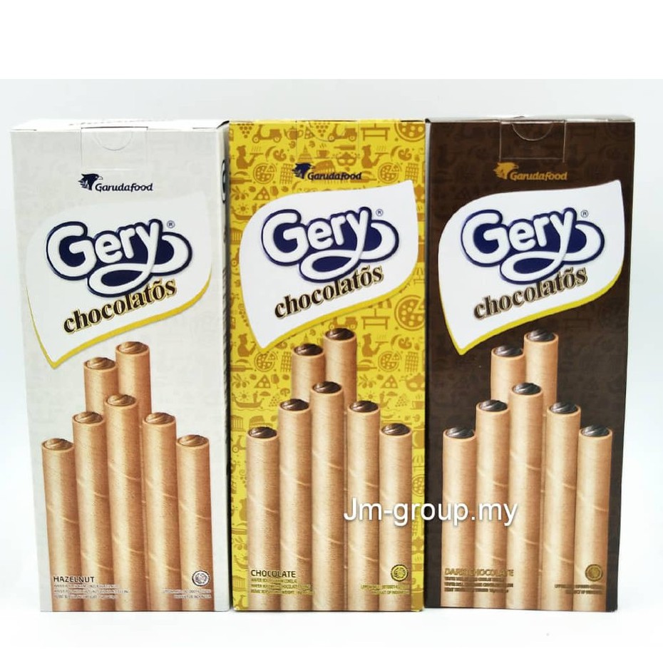 Gery Chocolatos Wafer Full of Chocolate / Dark Chocolate/Hazelnut 16G ...