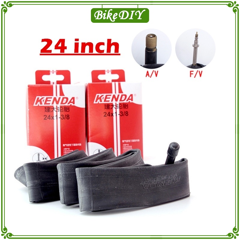 BikeDIY [LOCAL] 1pcs Tiub Basikal Bicycle Inner Tube 24 inch AV FV BMX ...