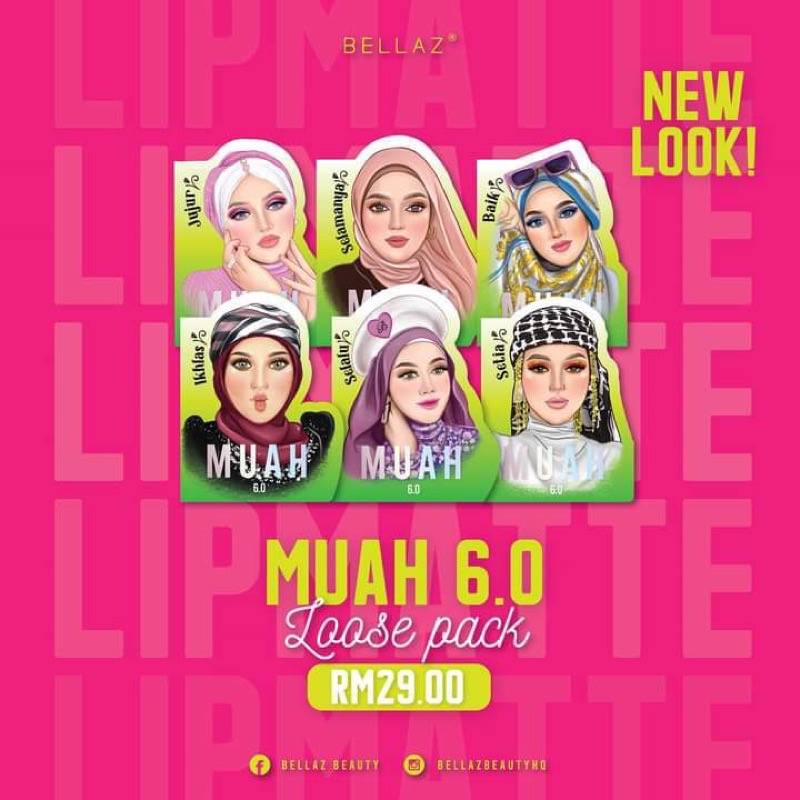 MUA BELLA MUAH BELLAZ LIPMATTE 6.0 LOOSE ORIGINAL | Shopee Malaysia