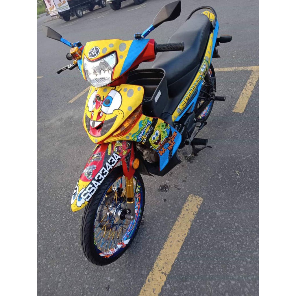 MOTOR STICKER E115M YAMAHA FULL BODY | Shopee Malaysia
