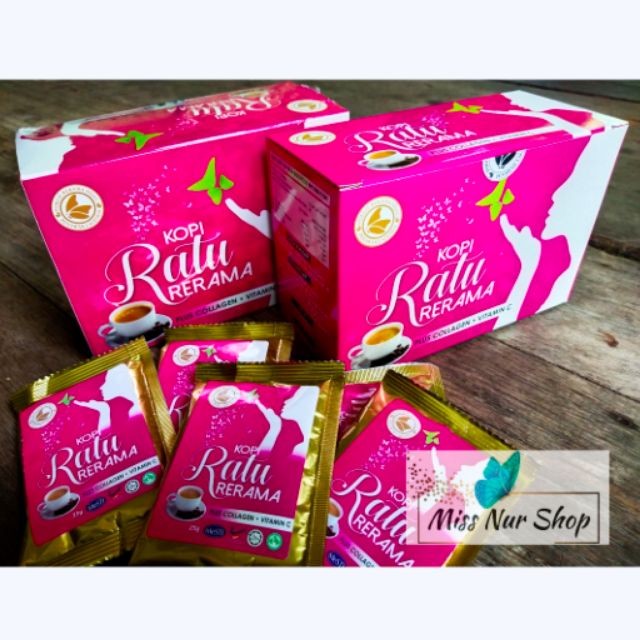 Kopi Ratu Rerama (Plus Collagen+Vitamin C) 25gx15sachet + Free Gift ...
