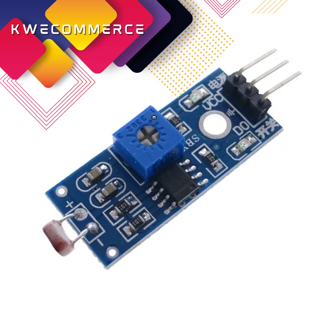 Arduino LDR Light Dependent Resistor Photoresistor Sensor Module ...