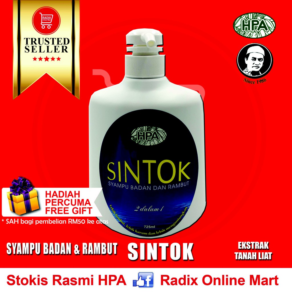 SYAMPU BADAN DAN RAMBUT SINTOK 2 DALAM 1 ( 725ML ) | Shopee Malaysia