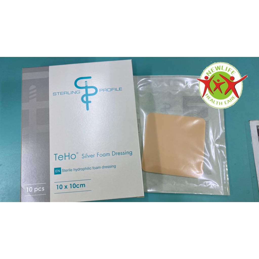 Teho Silver Foam Dressing (10cm x 10cm) 1's | Shopee Malaysia