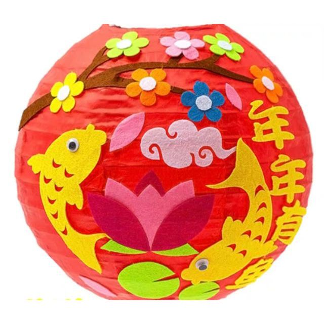 DIY kindergarten led CNY tanglung handmade lantern | Shopee Malaysia