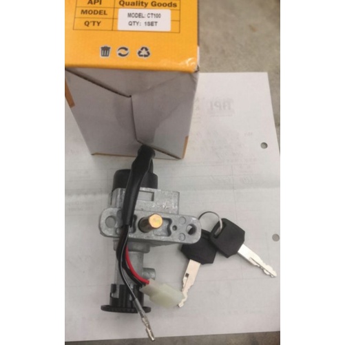 Main switch /key switch full set modenas Ct100/krista | Shopee Malaysia