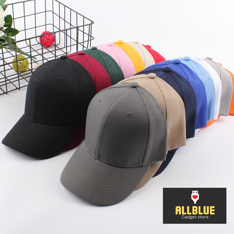 【READY STOCK AT MALAYSIA】 Adjustable hat Casual Outdoor Plain Baseball ...
