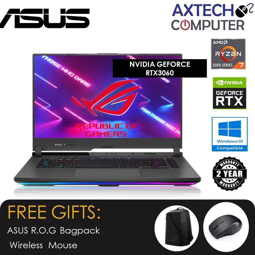 Asus rog strix g15 g513q-mhn173t 15.6'' fhd 144hz gaming laptop | BeeCost