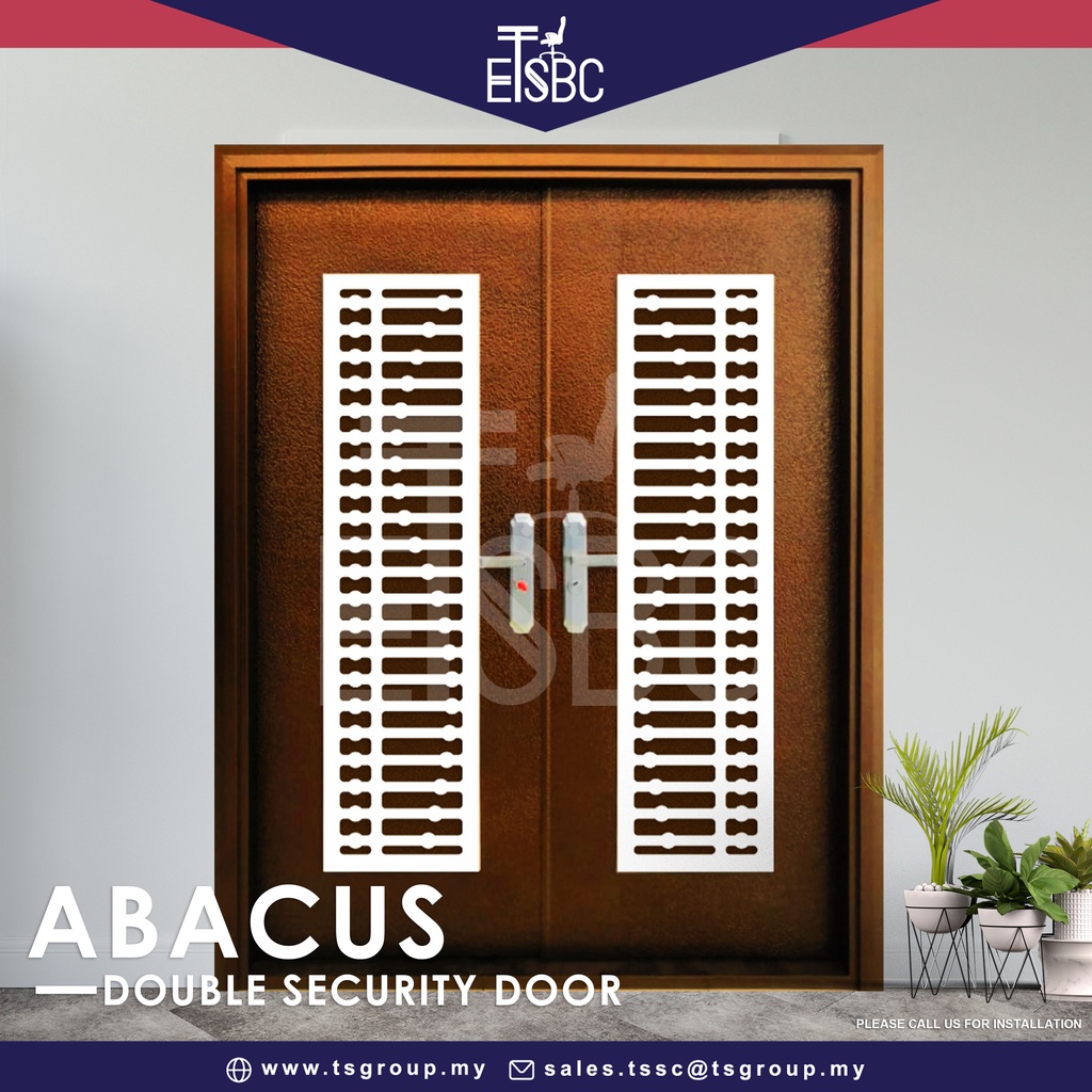 ETSBC Lowest Price Abacus Security Door (Double Door) With 10 Locks ...