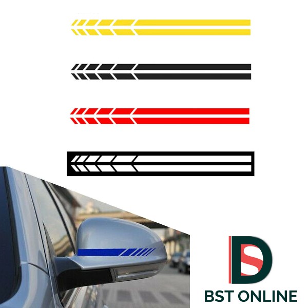 BST Car Rear Side View Mirror Bumper Fender Body Sticker Cermin Sisi ...