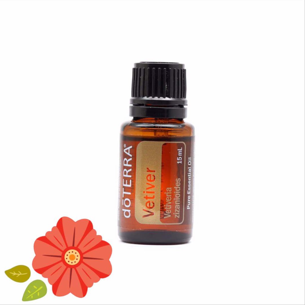 Authentic- doTERRA Vetiver Therapeutic Grade Essential Oil 15ml ...