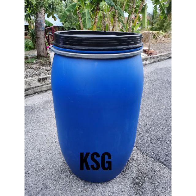 Tong Drum Plastik 200Liter /Blue Drum Plastic /Bekas Tong Open Top ...