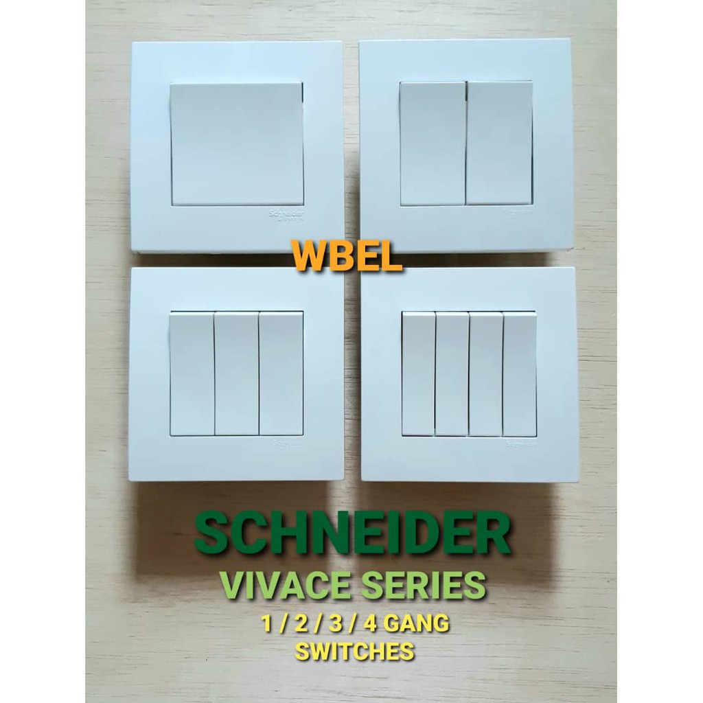 SCHNEIDER VIVACE SERIES FLUSH SWITCH (WHITE) - 1 GANG / 2 GANG / 3 GANG ... SCHNEIDER VIVACE SERIES FLUSH SWITCH (WHITE) - 1 GANG / 2 GANG / 3 GANG ...