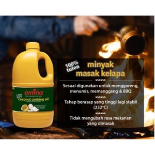 EMMA COCONUT COOKING OIL Miyak Masak Kelapa Telan 100% HALAL | Shopee ...