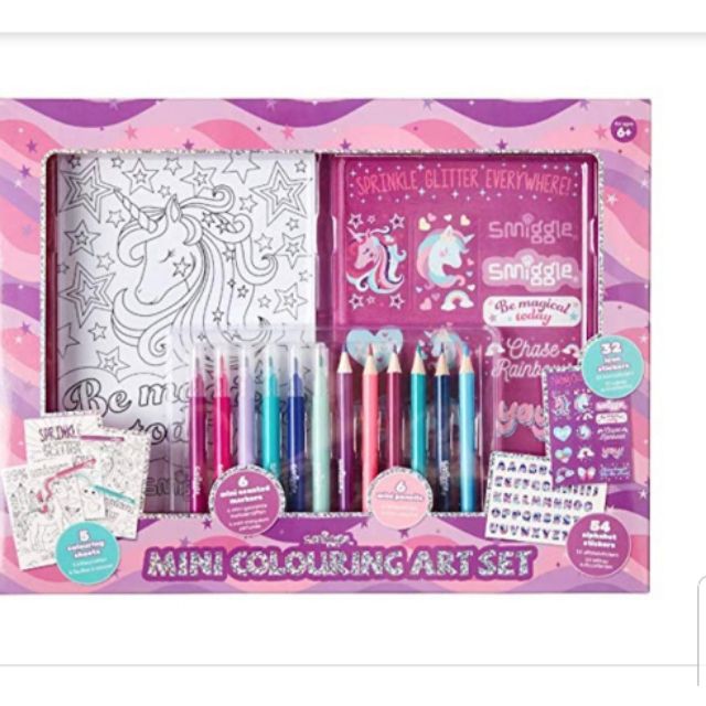 Smiggle mini colouring art set rm22 New | Shopee Malaysia