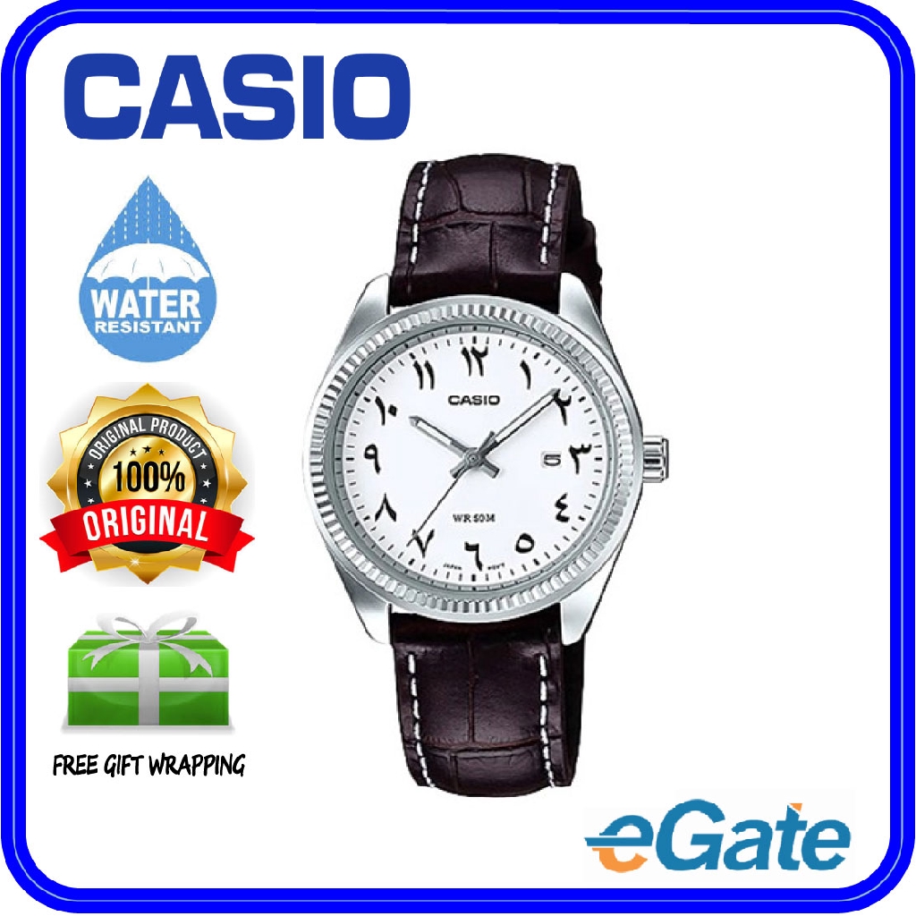 Casio LTP-1302L-7B3V Women Analog Arab Number Date Functioning White ...