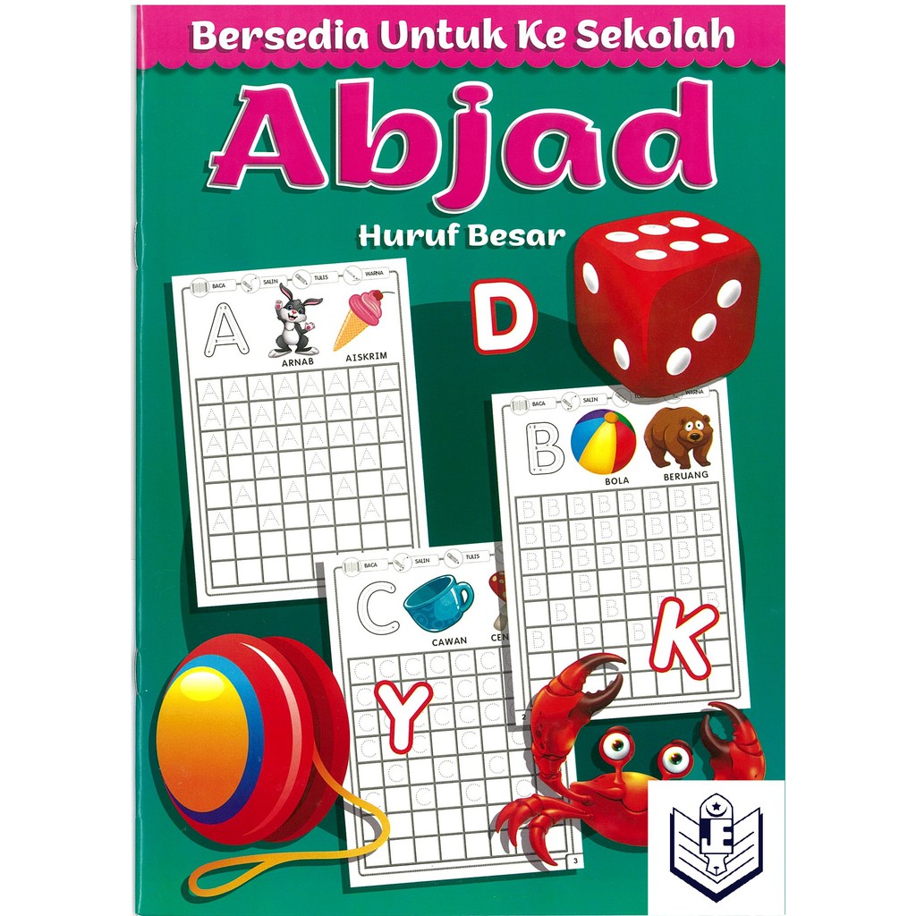 Bersedia Untuk Ke Sekolah Abjad Huruf Besar | BeeCost