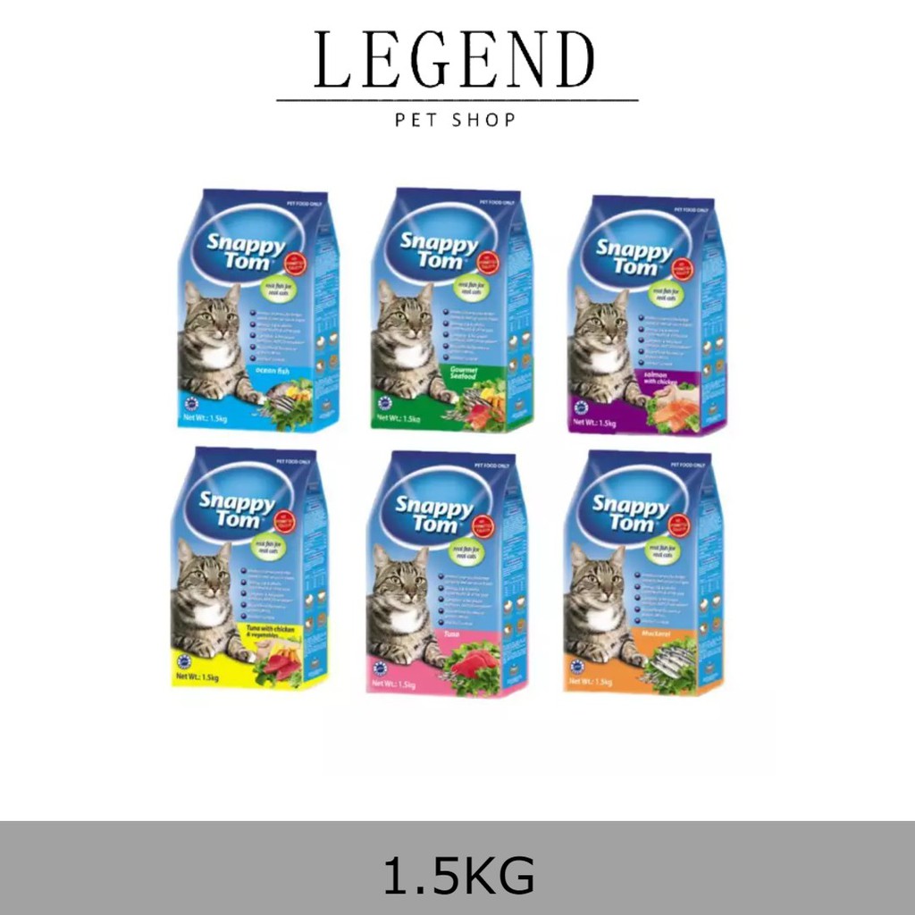Snappy Tom Cat Food 1.5kg | Shopee Malaysia