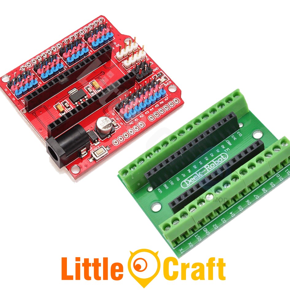 Arduino Nano I/O Shield Expansion Terminal Board IO Expansion Shield | Shopee Malaysia
