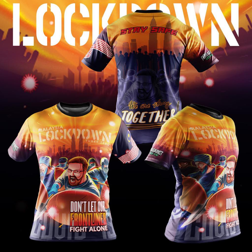 T-SHIRT FRONTLINER (RIDER) | Shopee Malaysia