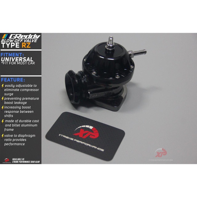 ORIGINAL READY STOCK GREDDY BLOW OFF VALVE TYPE RZ BLACK FINISH ...