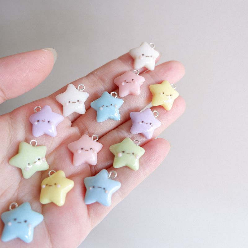 Star Keychain Handmade Polymer Clay Charm | Shopee Malaysia