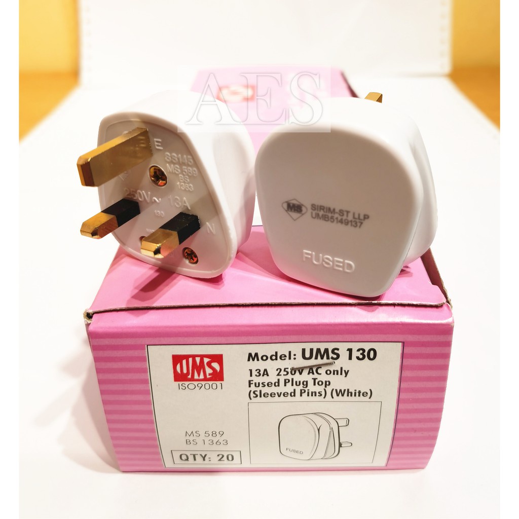 13A Plug Top Sirim / Plugtop / kepala plug / 3pin plug socket /plug ...